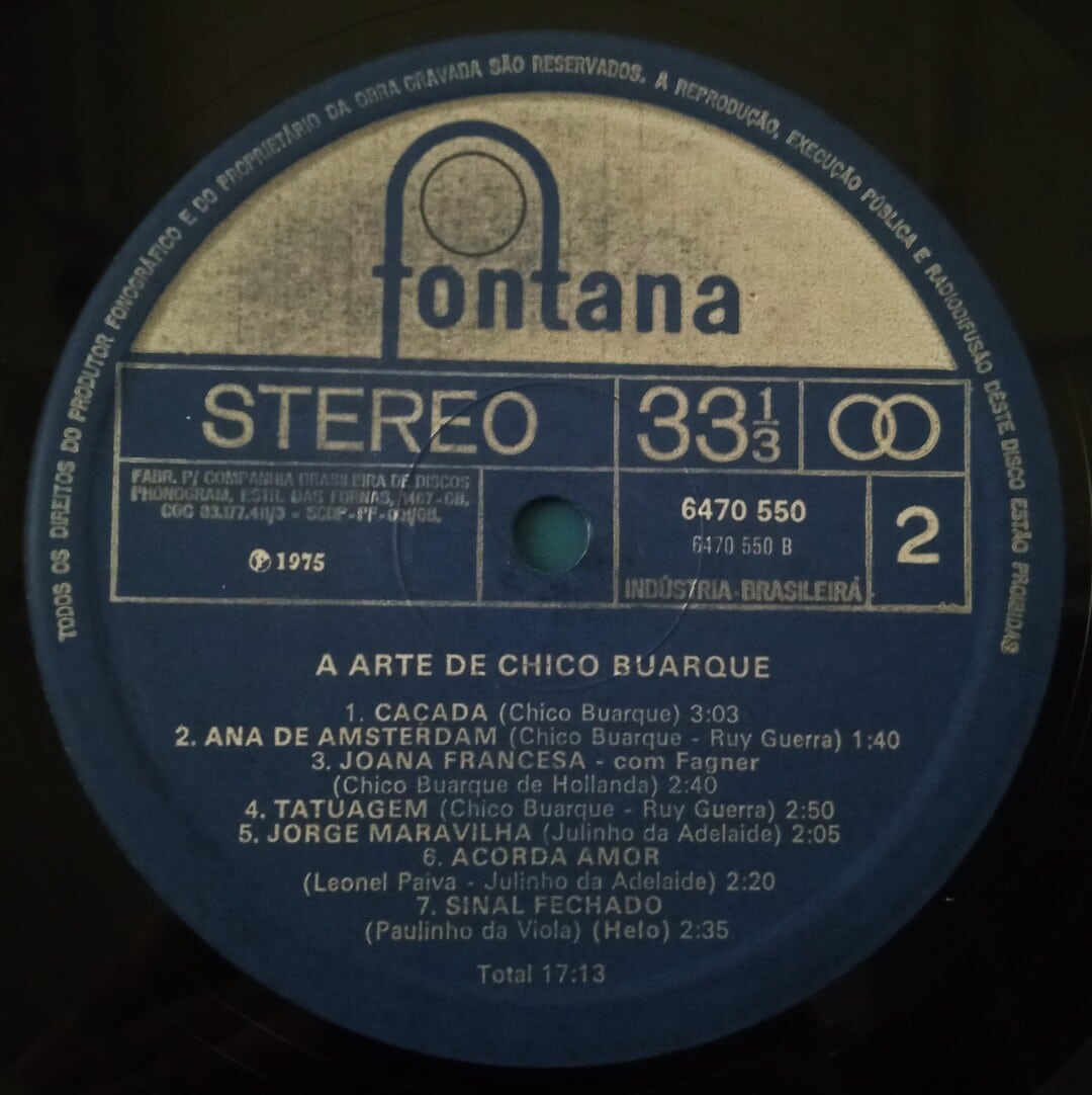 Chico Buarque - A Arte de Chico Buarque - Boa Viagem Discos