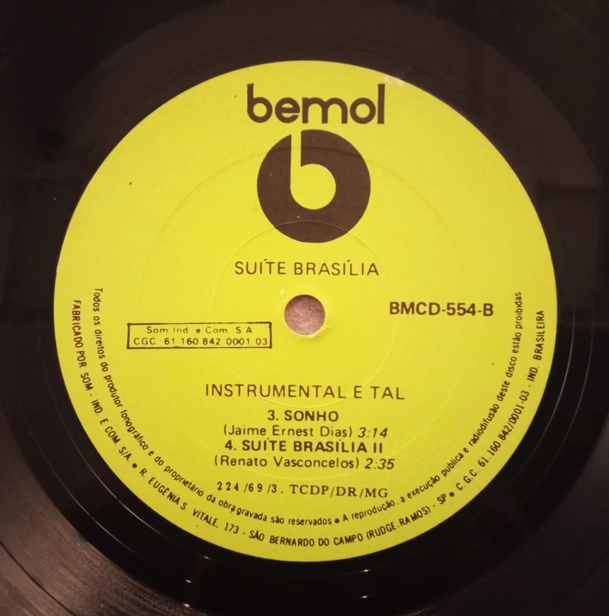 Instrumental & Tal - Suite Brasilia | LP Vinil | Boa Viagem Discos ...