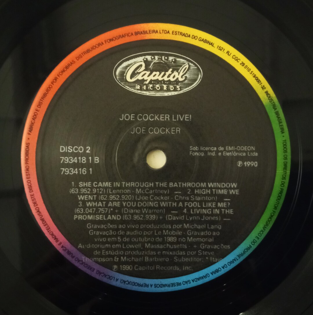 Joe Cocker - Joe Cocker Live! - Boa Viagem Discos
