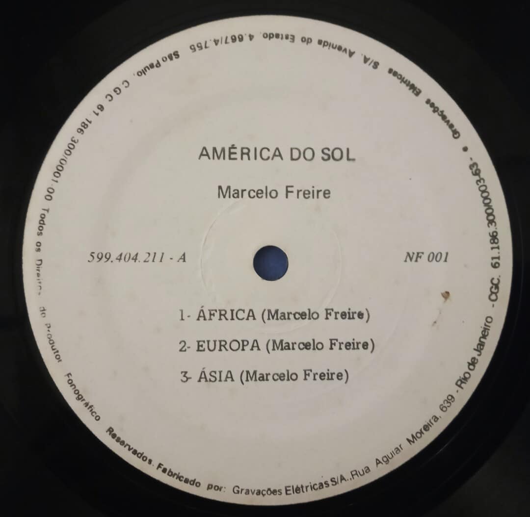 Marcelo Freire - América Do Sol - Boa Viagem Discos