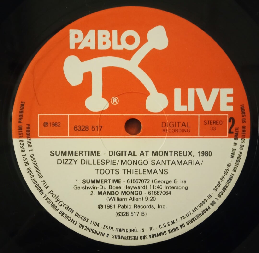 Mongo Santamaria With Dizzy Gillespie And Toots Thielemans – Summertime ...