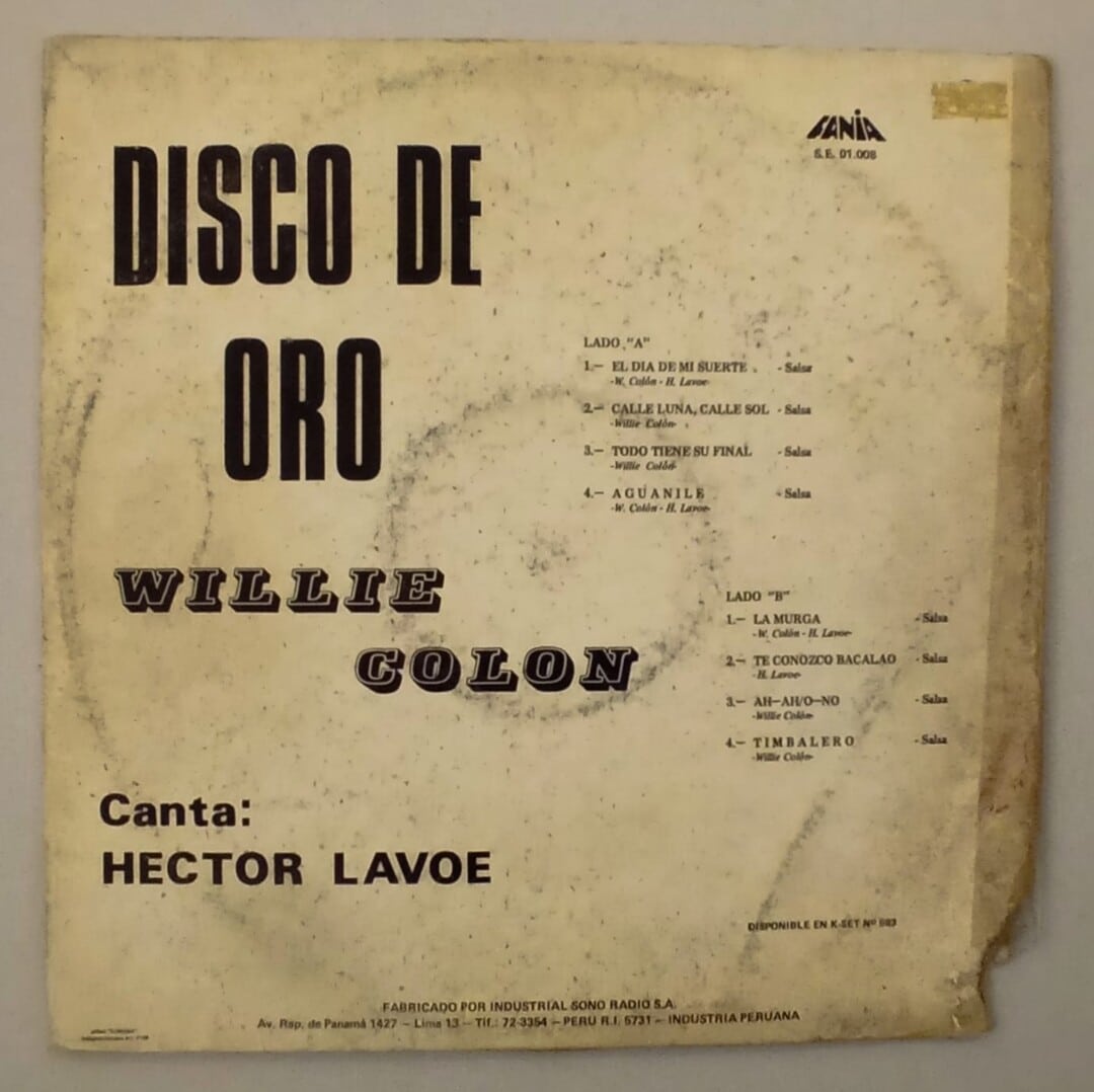 Willie Colón - Willie - Boa Viagem Discos