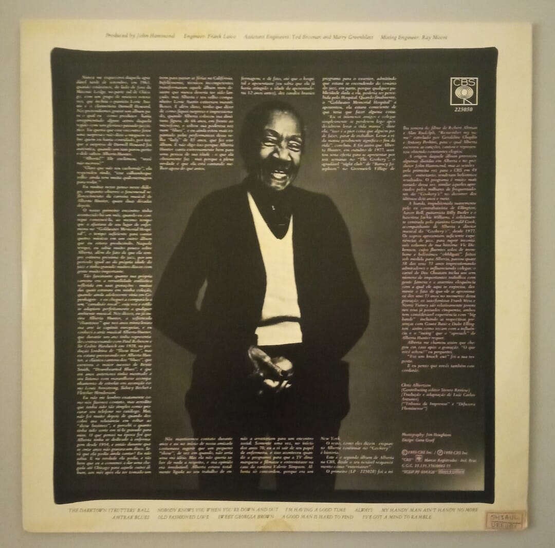 Alberta Hunter - Amtrak Blues | LP Vinil | Boa Viagem Discos