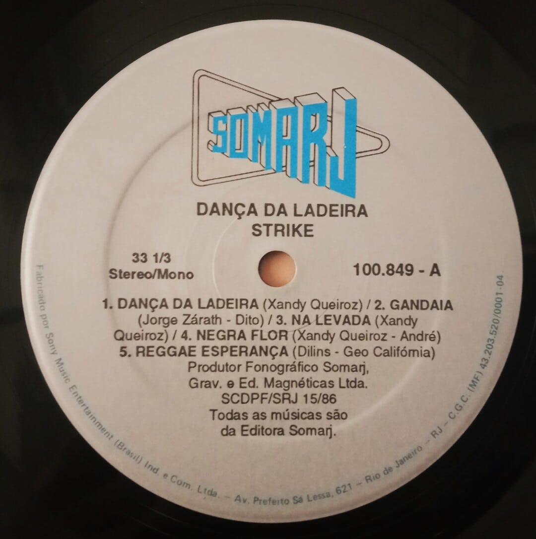 Banda Strike Bahia - Dança Da Ladeira - Boa Viagem Discos
