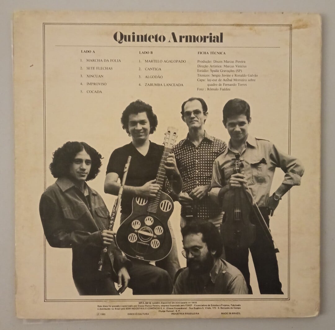 Quinteto Armorial - Sete Flechas | LP Vinil | Boa Viagem Discos - Loja ...