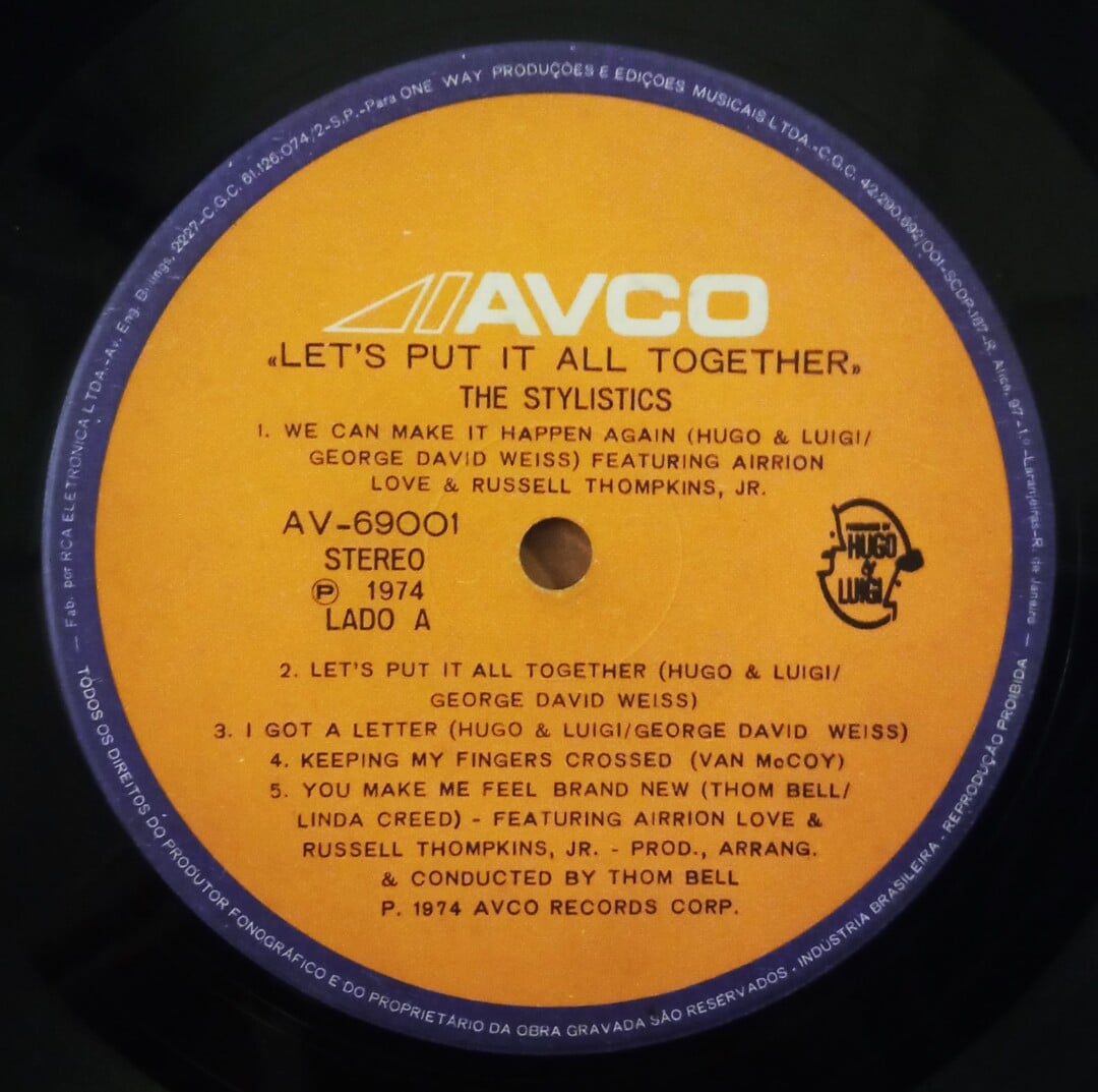 The Stylistics - Let's Put It All Together | LP Vinil | Boa Viagem Discos