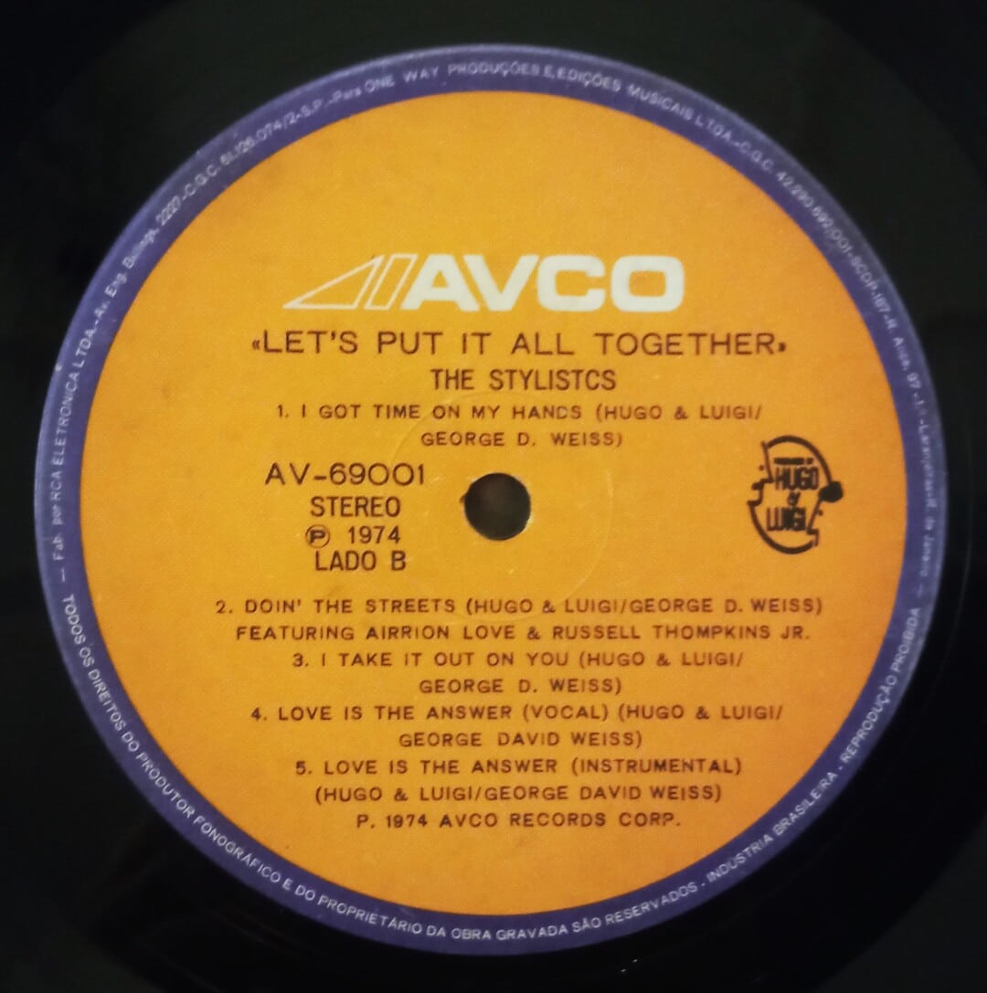 The Stylistics - Let's Put It All Together | LP Vinil | Boa Viagem Discos