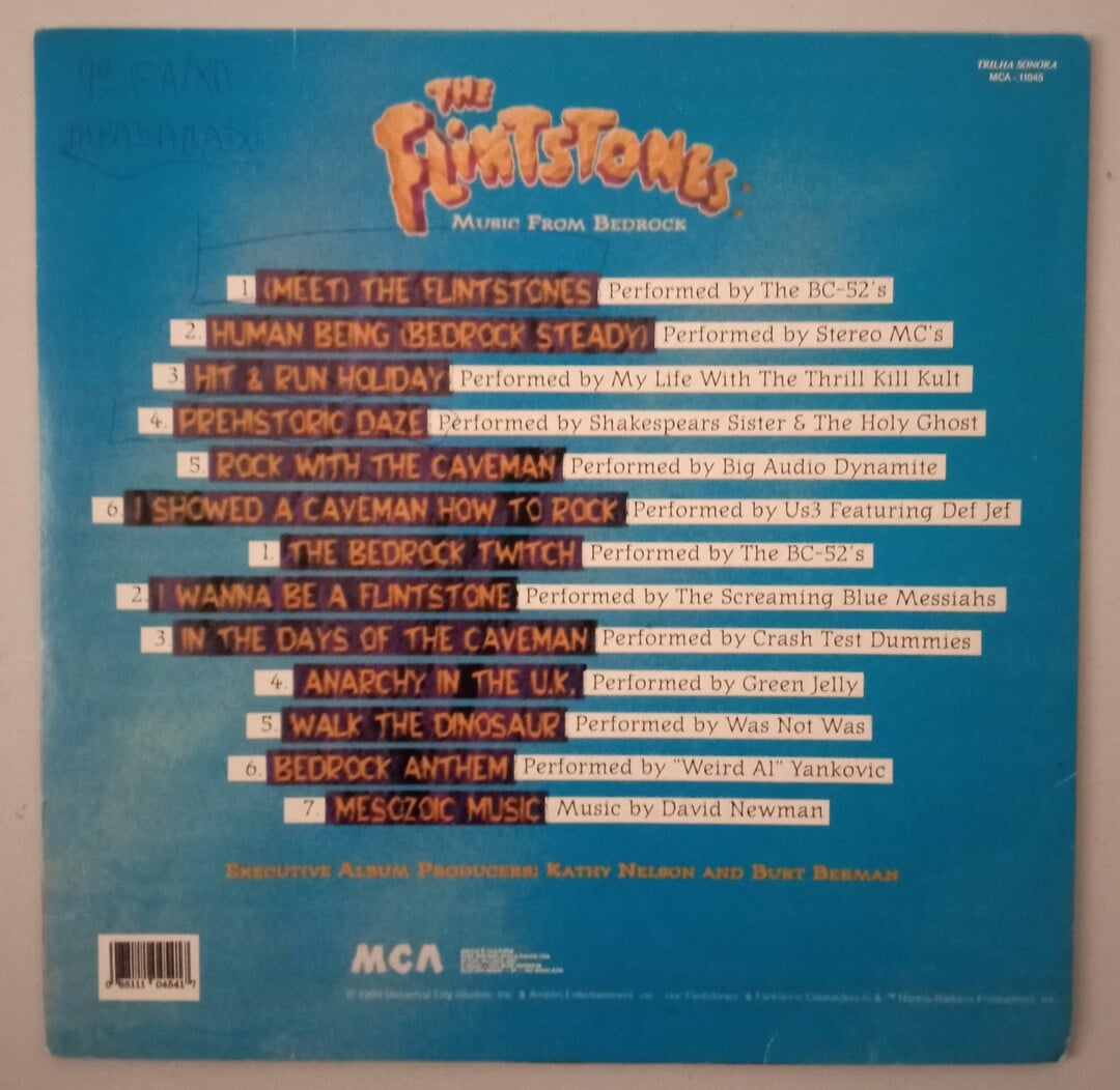 V.A - Os Flintstones - Music From Bedrock (Trilha Sonora Original Do ...