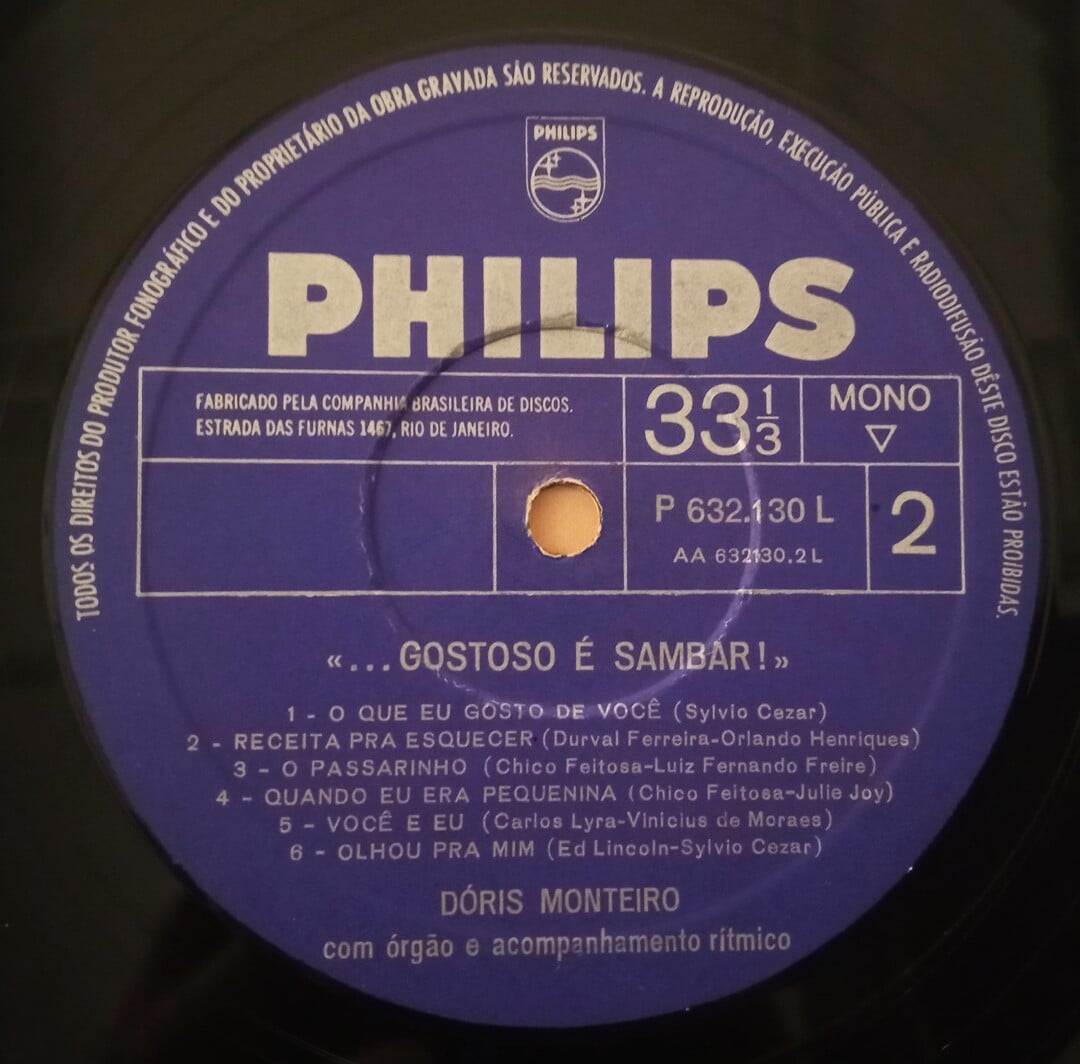 Dóris Monteiro - Gostoso É Sambar | LP Vinil | Boa Viagem Discos - Loja ...