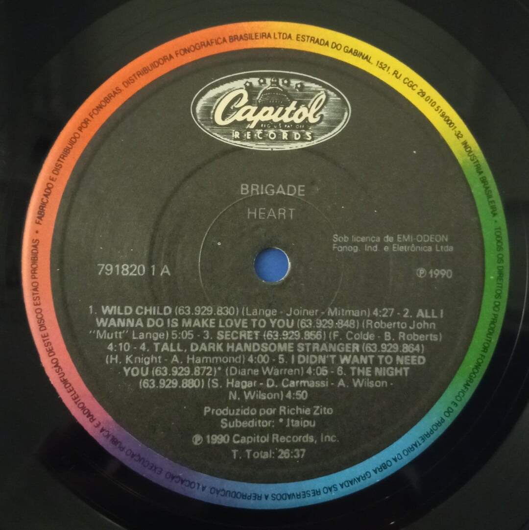 Heart - Brigade - Boa Viagem Discos