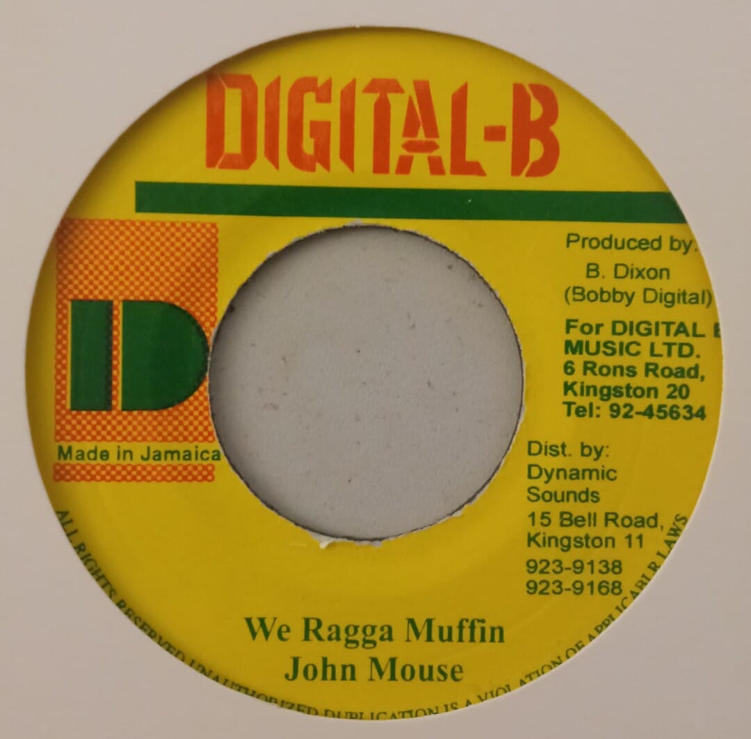 John Mouse - We Ragga Muffin / Version | LP Vinil | Boa Viagem Discos