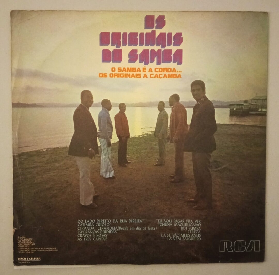 Os Originais Do Samba – O Samba É A Corda... Os Originais A Caçamba ...