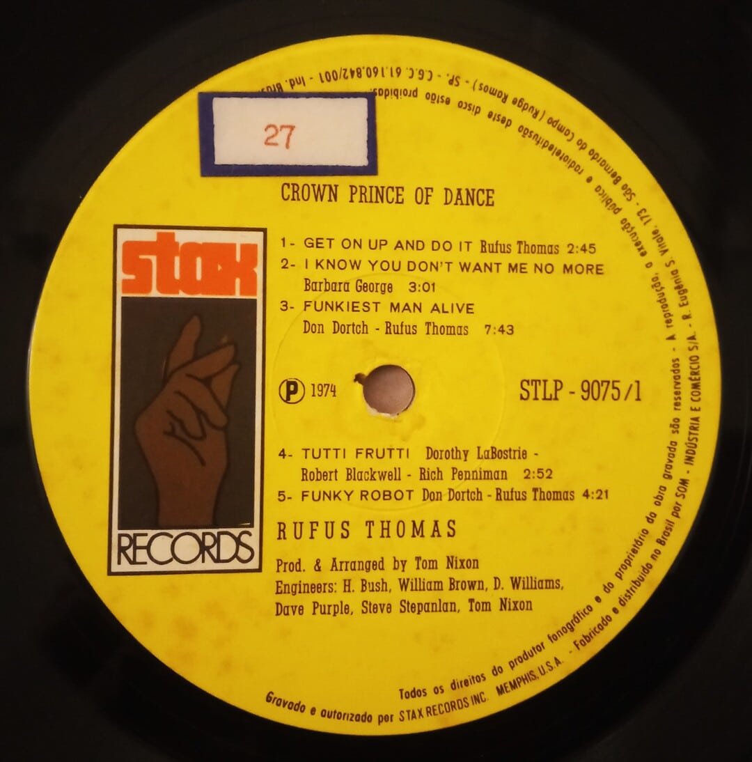Rufus Thomas - Crown Prince Of Dance | LP Vinil | Boa Viagem Discos