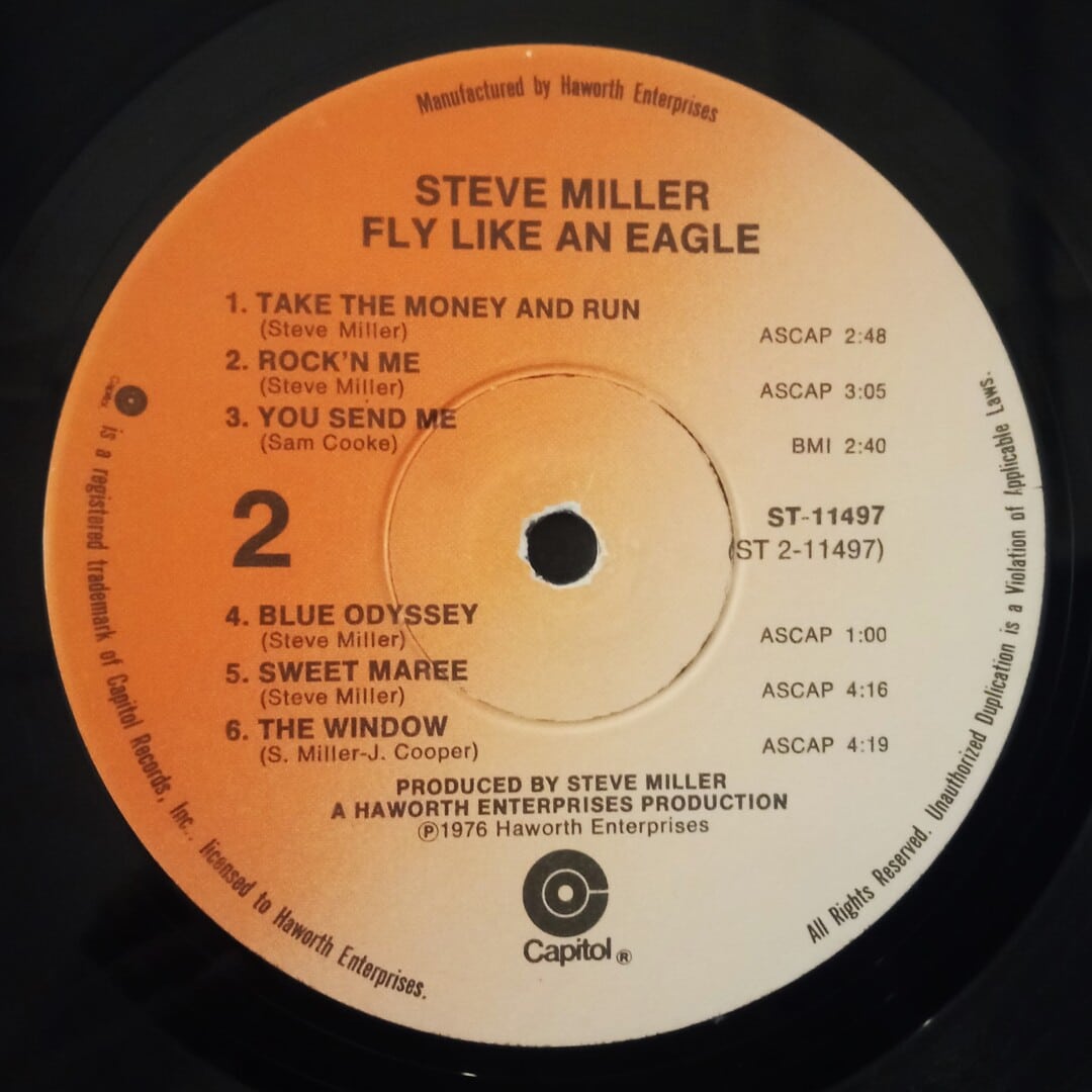 Steve Miller Band - Fly Like An Eagle | LP Vinil | Boa Viagem Discos