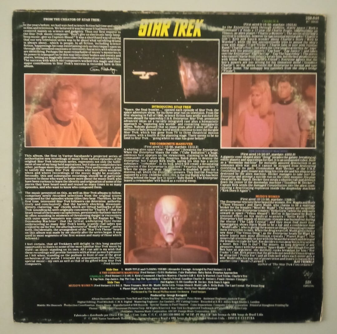 The Royal Philharmonic Orchestra And Fred Steiner - Star Trek (Music ...