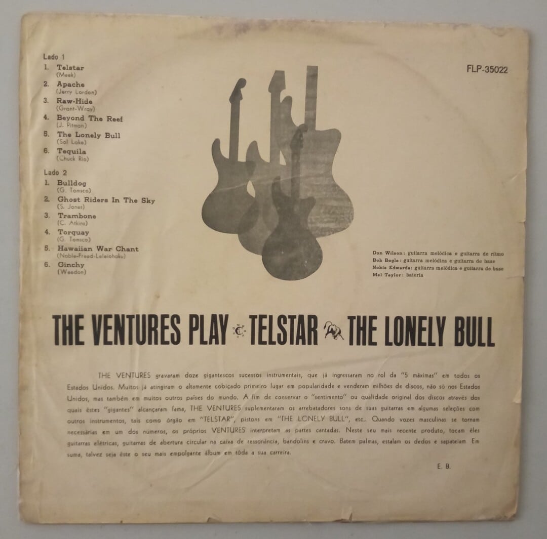 The Ventures - The Ventures Play Telstar, The Lonely Bull - Boa Viagem ...