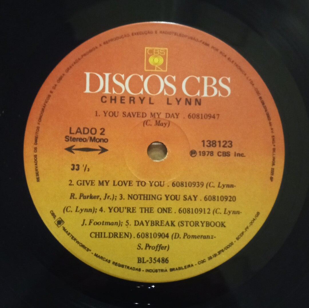 Cheryl Lynn - Cheryl Lynn (1978) | LP Vinil | Boa Viagem Discos