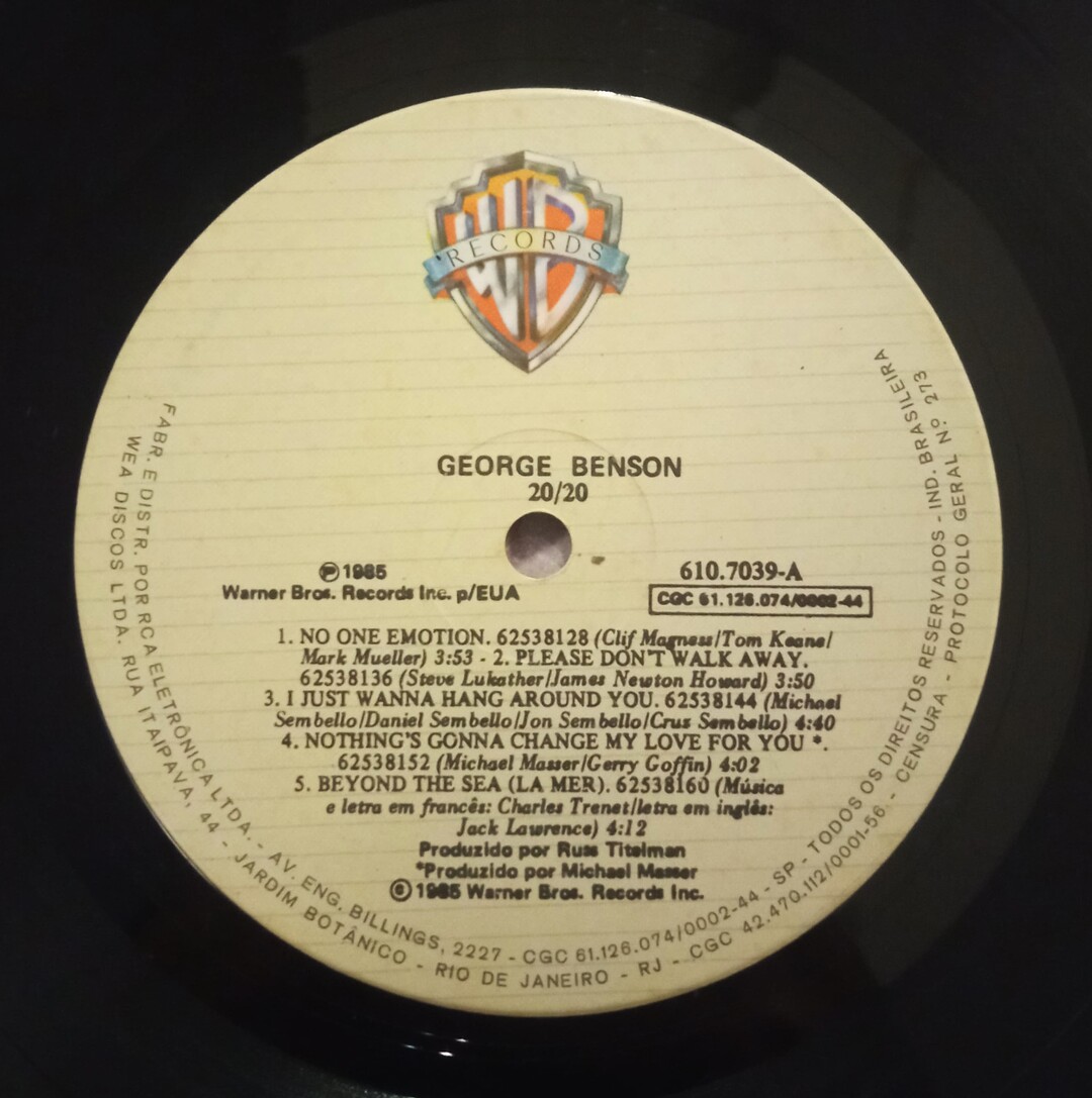 George Benson - 20/20 | LP Vinil | Boa Viagem Discos