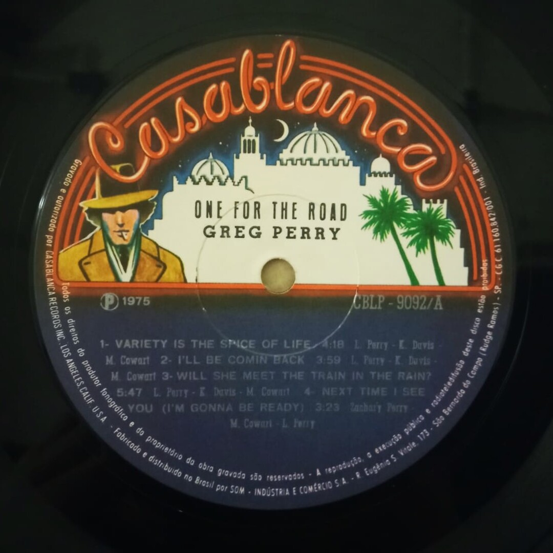Greg Perry - One For The Road | LP Vinil | Boa Viagem Discos - Loja ...