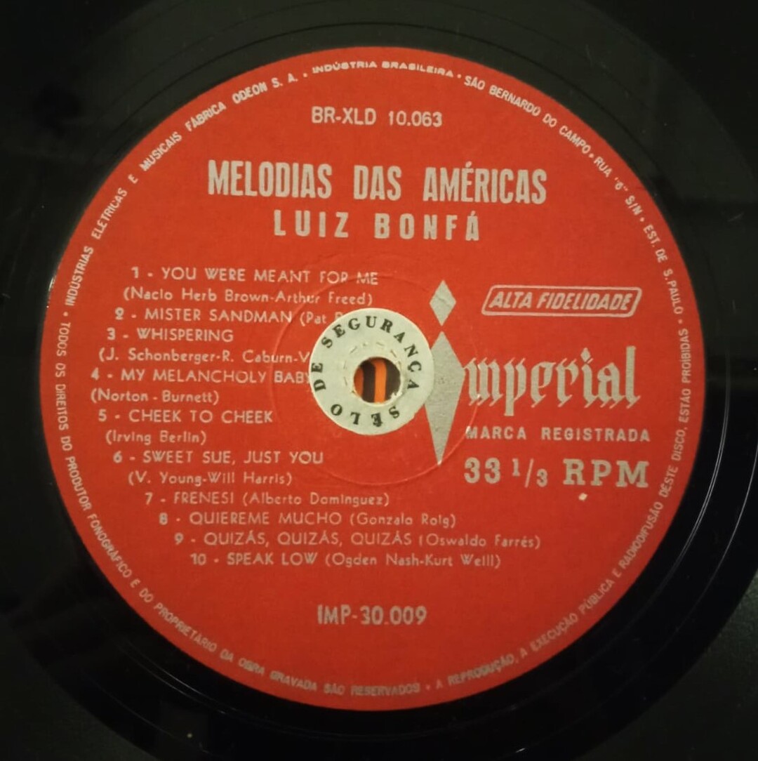 Luiz Bonfá - Luiz Bonfá Toca Melodias Das Américas | LP Vinil | Boa ...