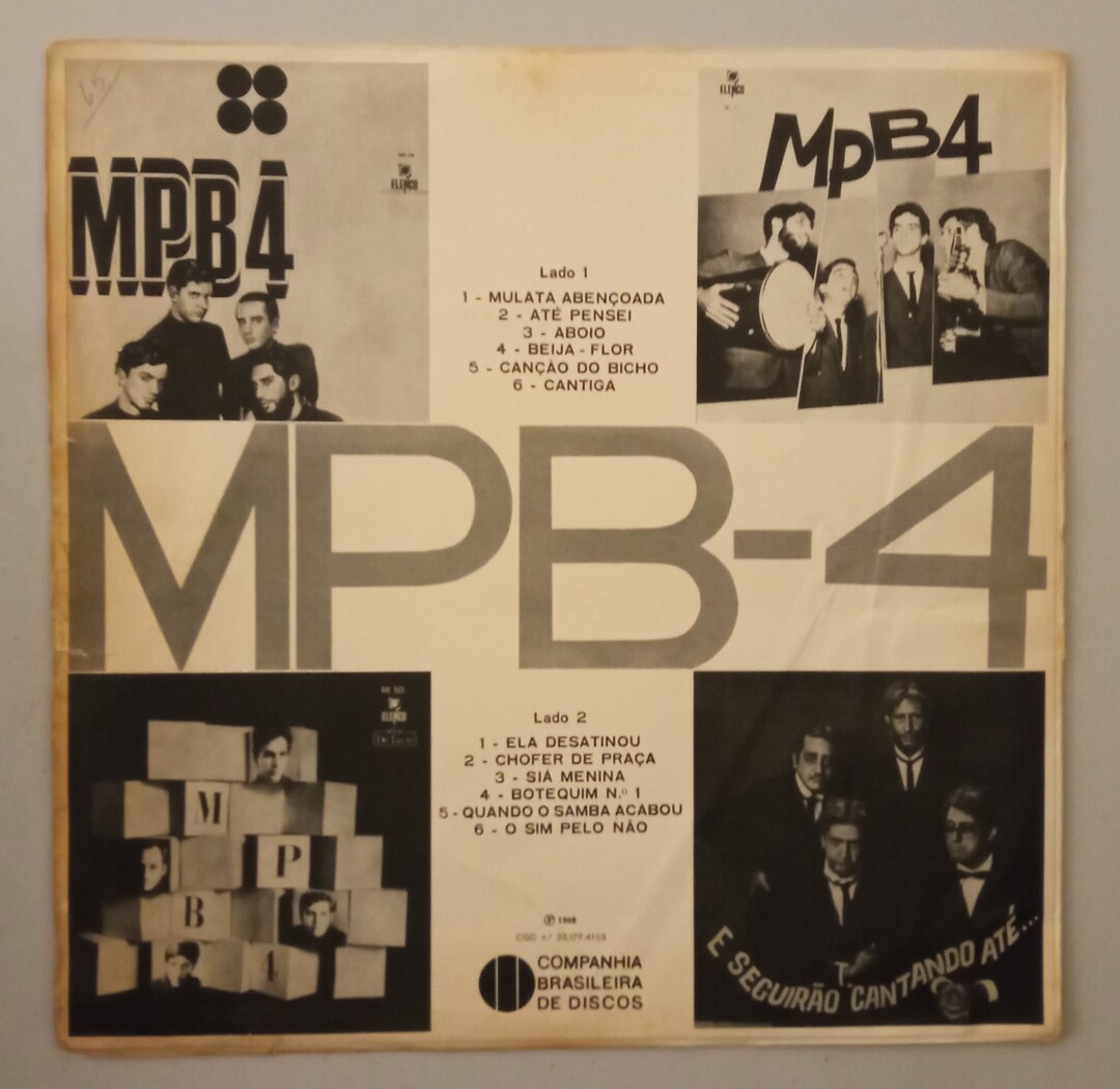 MPB4 - MPB4 (1968) | LP Vinil | Boa Viagem Discos