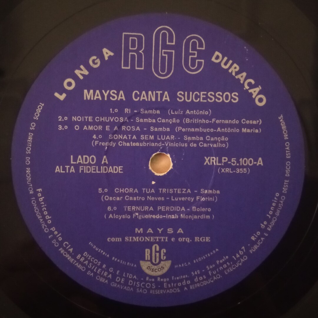 Maysa - Maysa Canta Sucessos | LP Vinil | Boa Viagem Discos