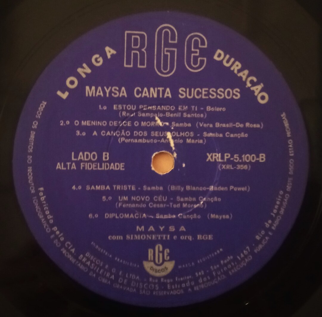 Maysa - Maysa Canta Sucessos | LP Vinil | Boa Viagem Discos