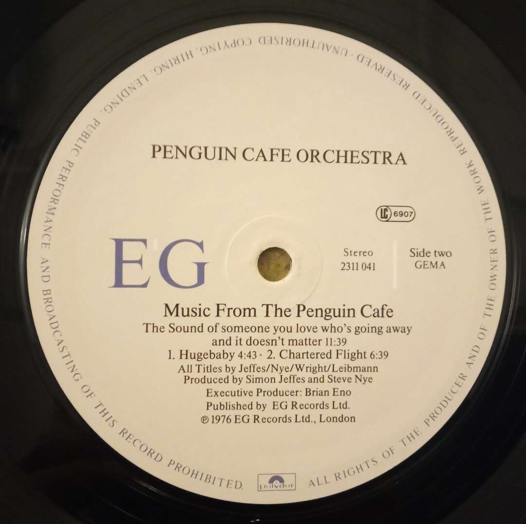 Penguin Cafe Orchestra - Music From The Penguin Cafe | LP Vinil | Boa ...