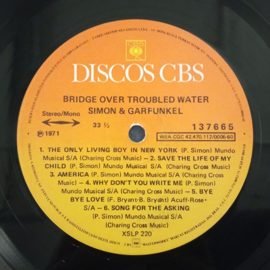 Simon And Garfunkel - Bridge Over Troubled Water - Boa Viagem Discos