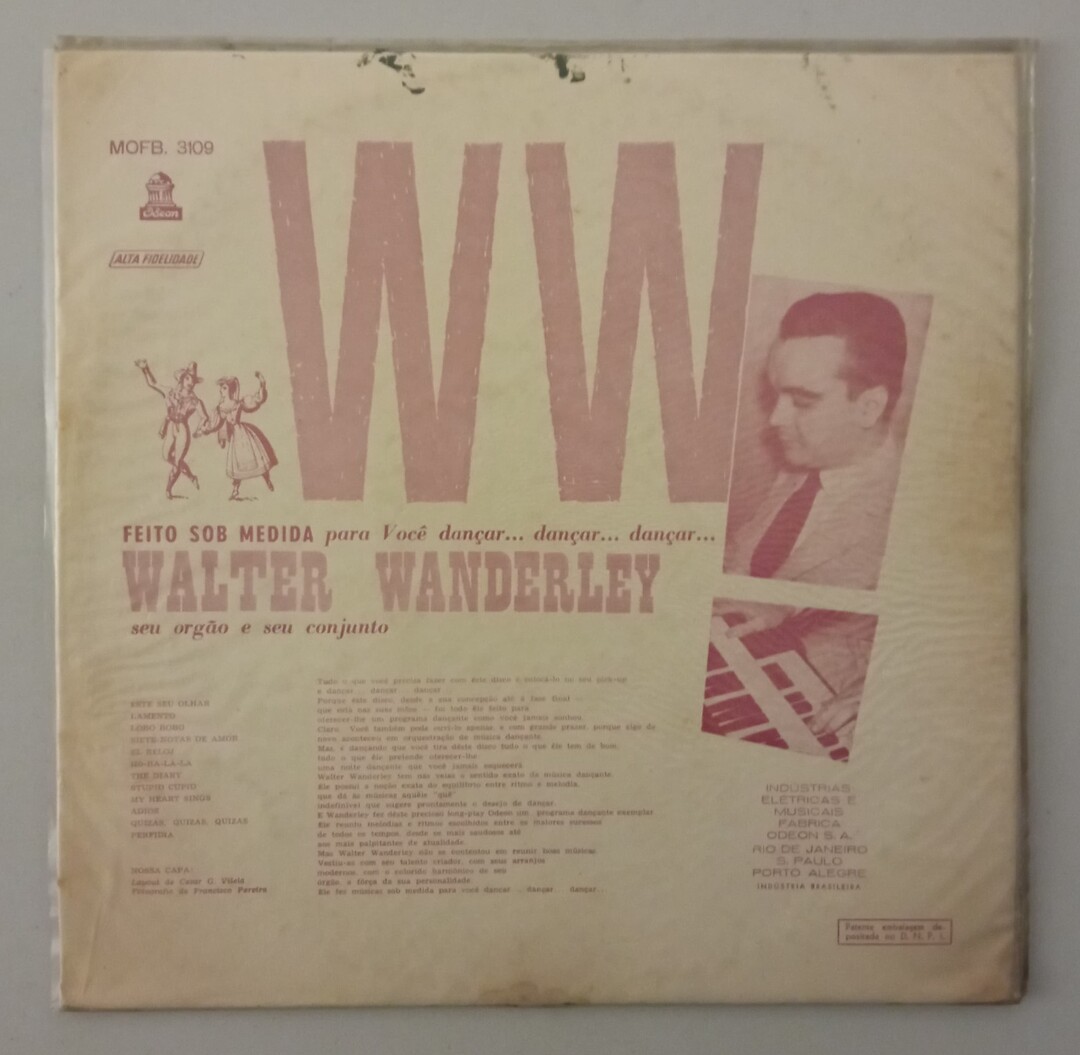 Walter Wanderley E Seu Conjunto - Feito Sob Medida | LP Vinil | Boa ...