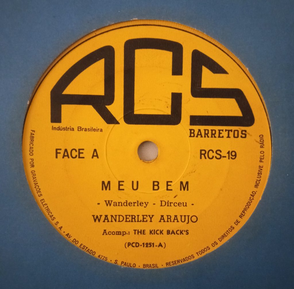 Wanderley Araujo - Meu Bem / Vivo Tristonho | LP Vinil | Boa Viagem Discos