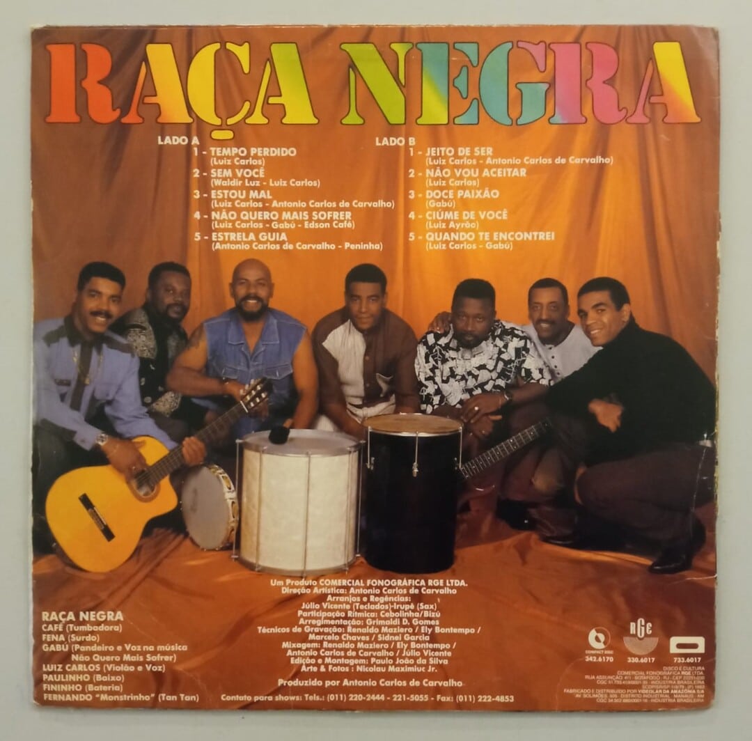 Banda Raça Negra - Raça Negra (1993) | LP Vinil | Boa Viagem Discos ...