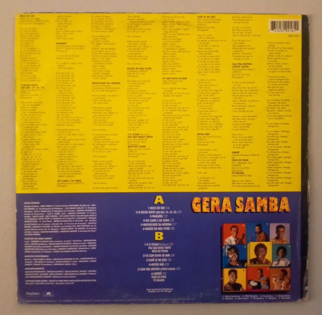Gera Samba - É O Tchan - Boa Viagem Discos