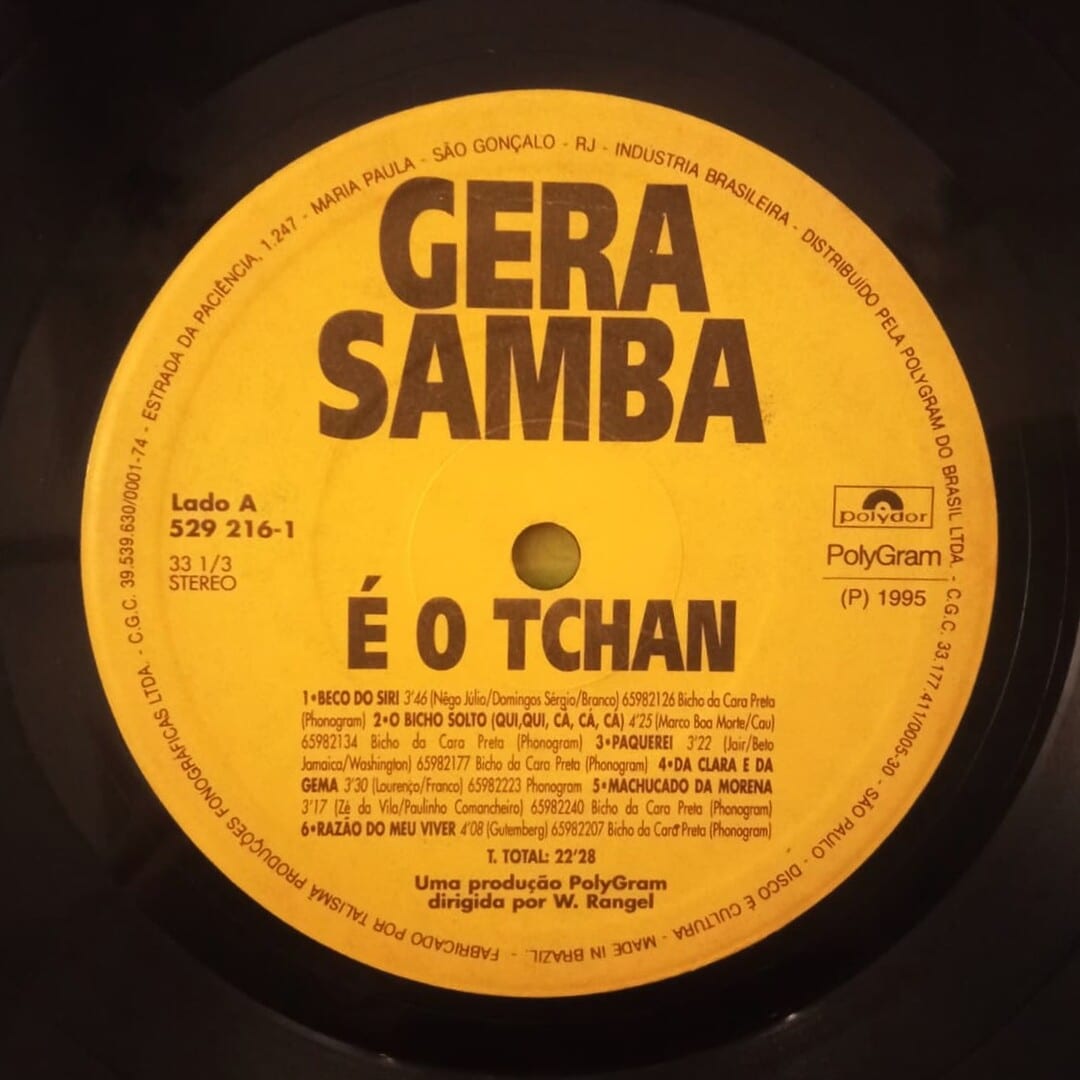 Gera Samba - É O Tchan - Boa Viagem Discos