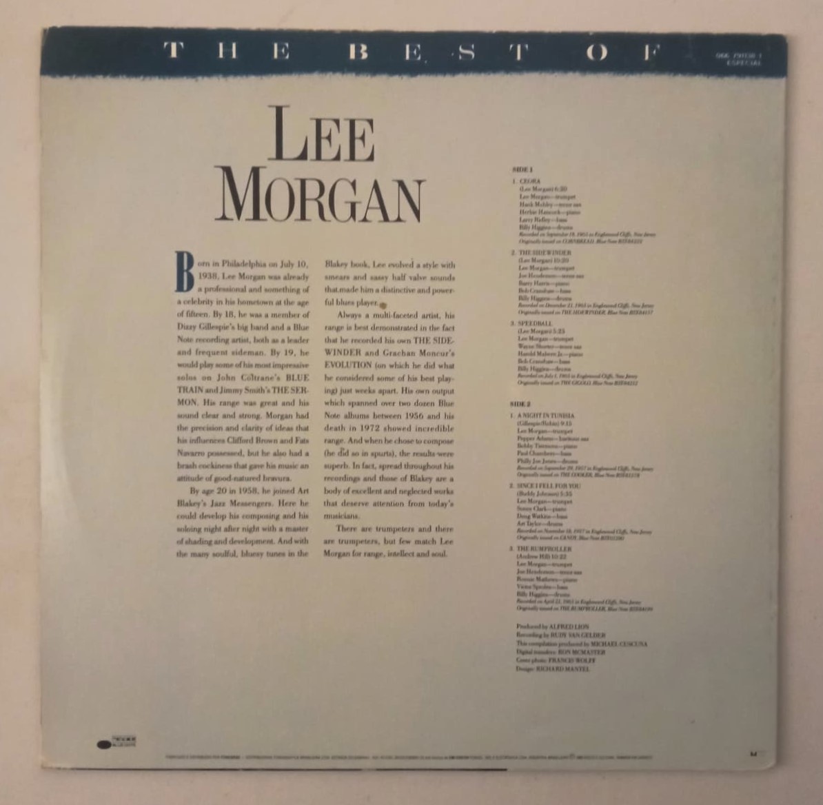 Lee Morgan - The Best Of Lee Morgan | LP Vinil | Boa Viagem Discos
