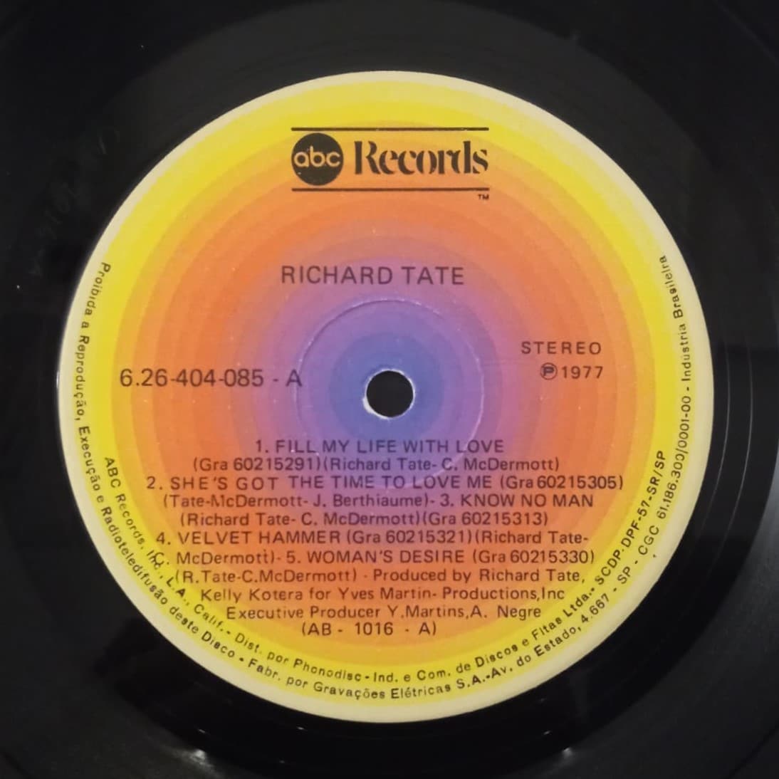 Richard Tate – Richard Tate | LP Vinil | Boa Viagem Discos - Loja ...