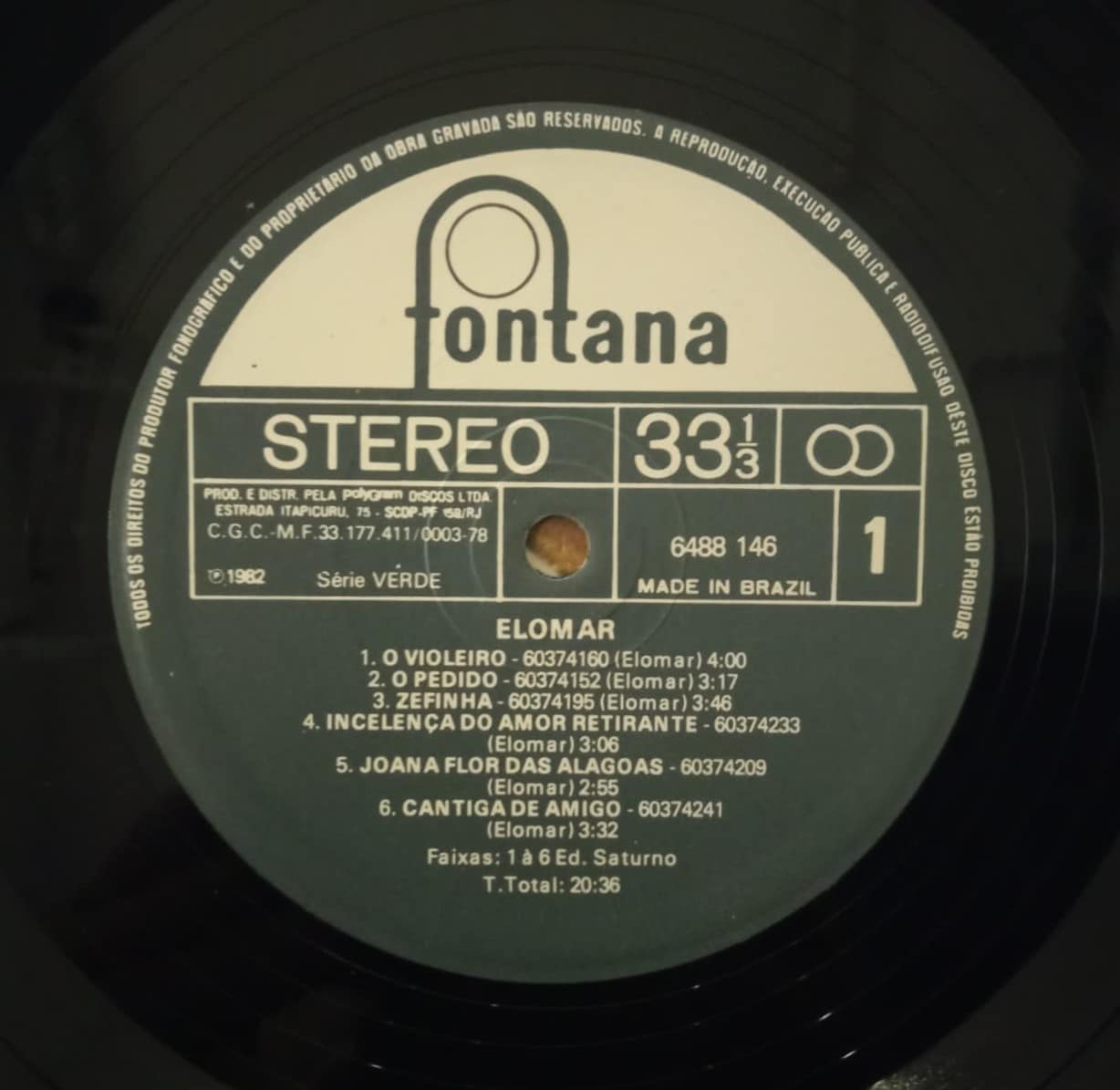 Elomar – ... Das Barrancas Do Rio Gavião | LP Vinil | Boa Viagem Discos