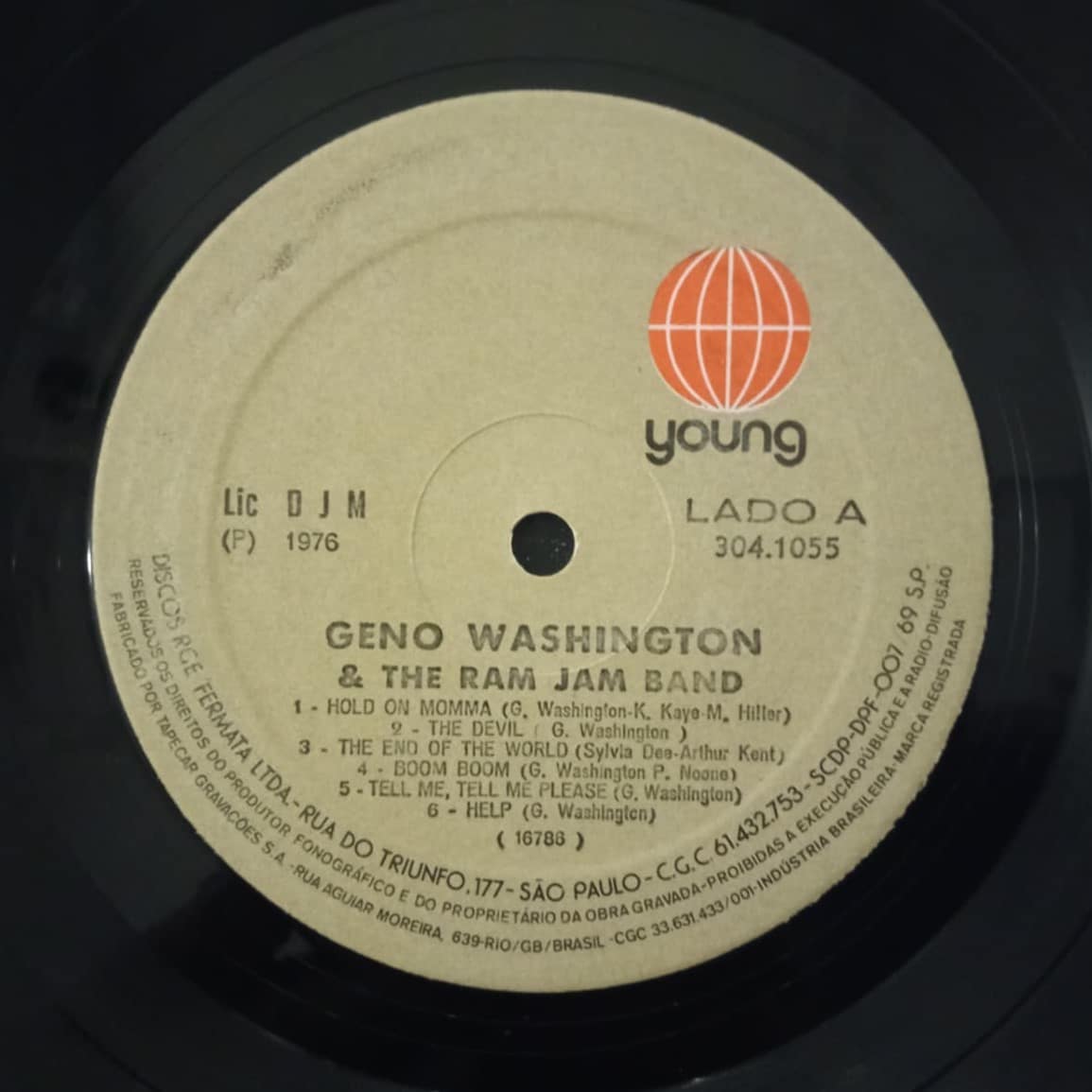 Geno Washington – Geno's Back! | LP Vinil | Boa Viagem Discos