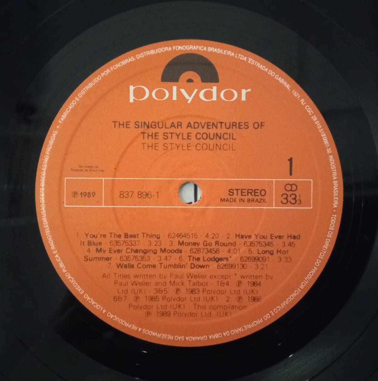 The Style Council – The Singular Adventures Of The Style Council ...